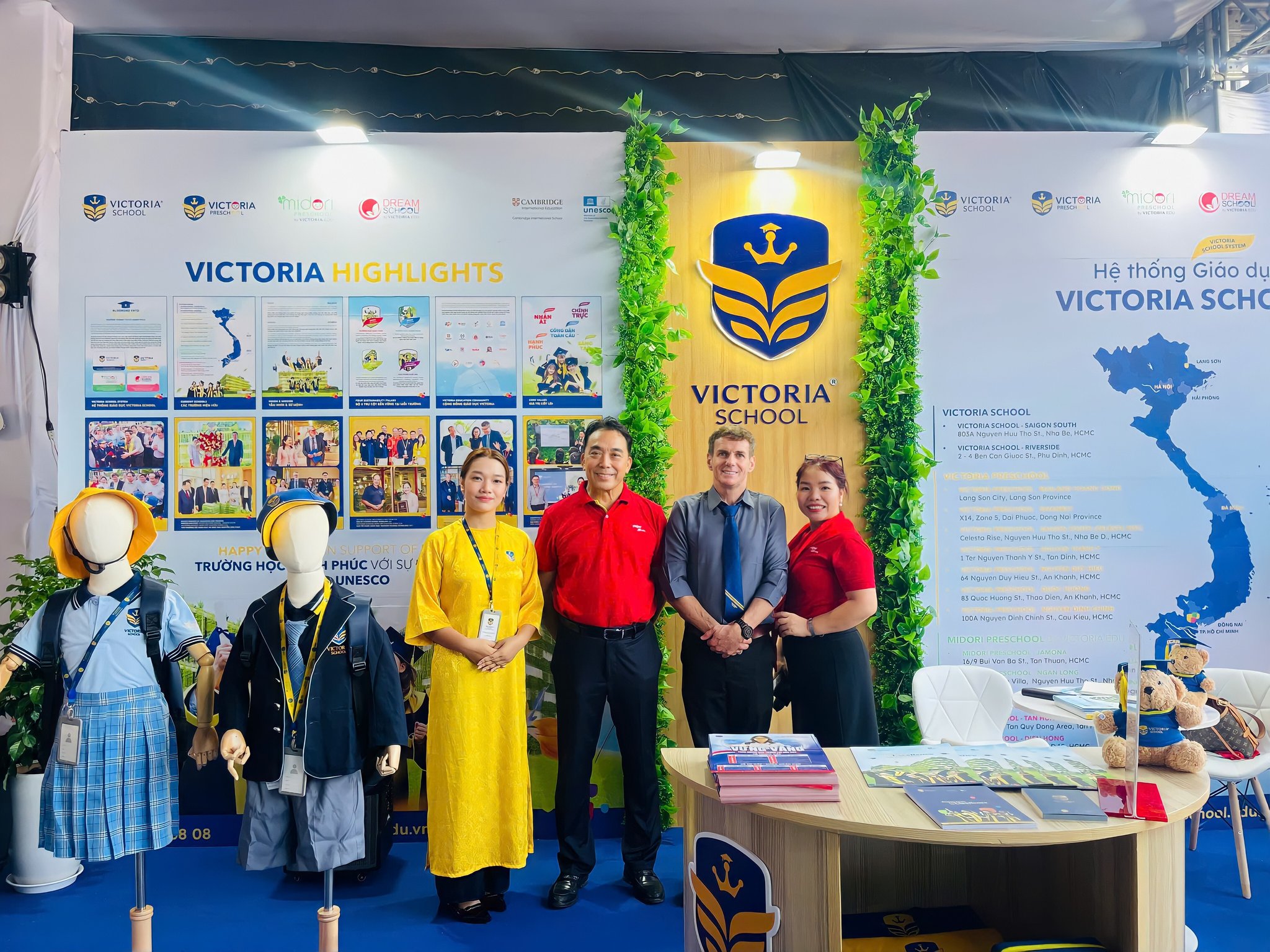 Victoria School showcases at the Exhibition of National Achievements