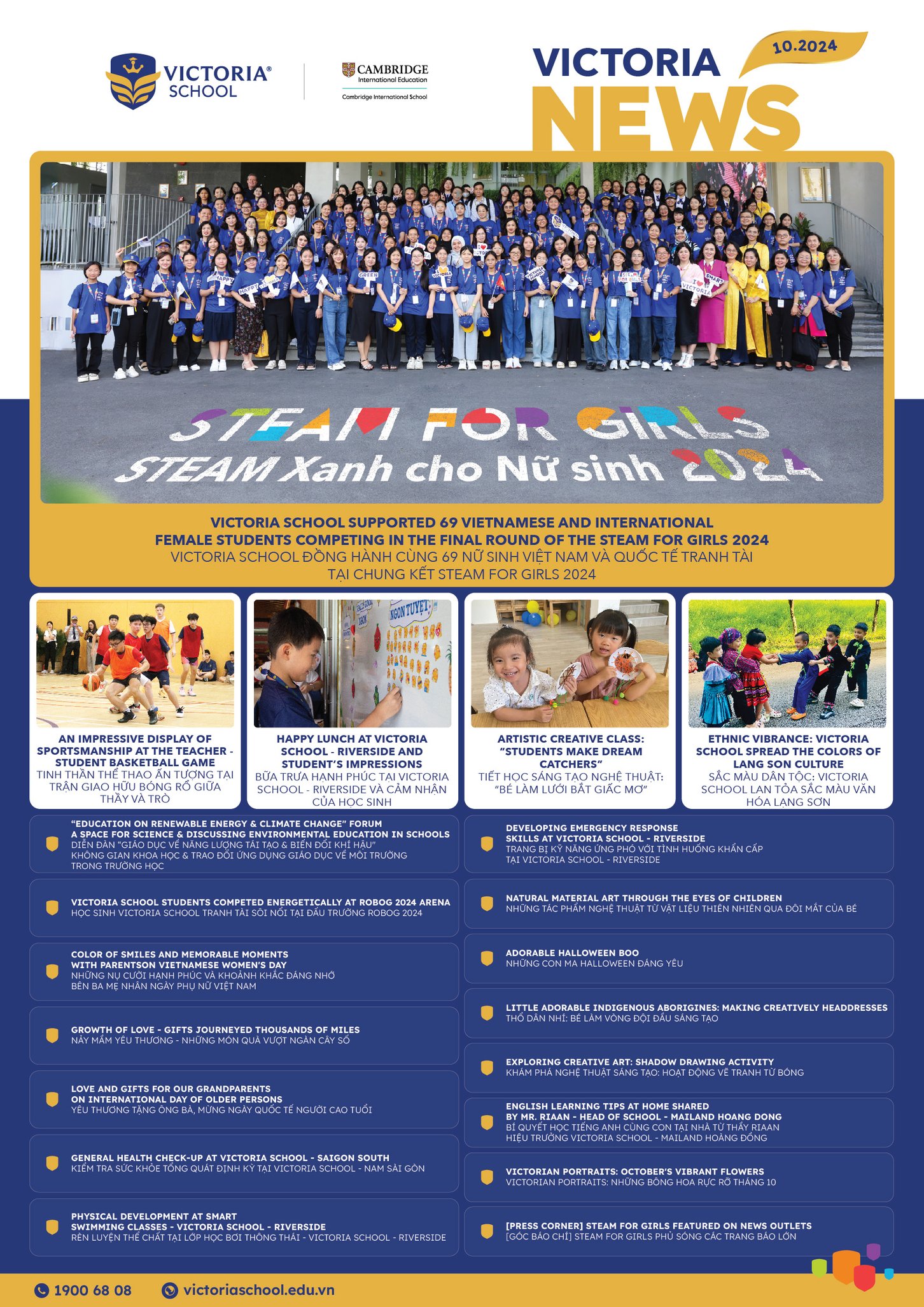 Newsletter October 2024 - Victoria School